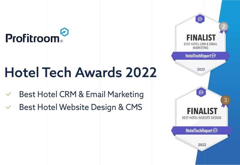 Hotel Tech Awards 2022: Profitroom named finalists in two key categories